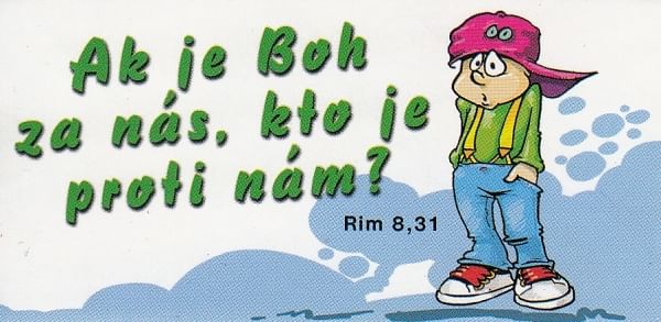 Samolepka: Ak je Boh za nás, kto je proti nám? • Zachej.sk